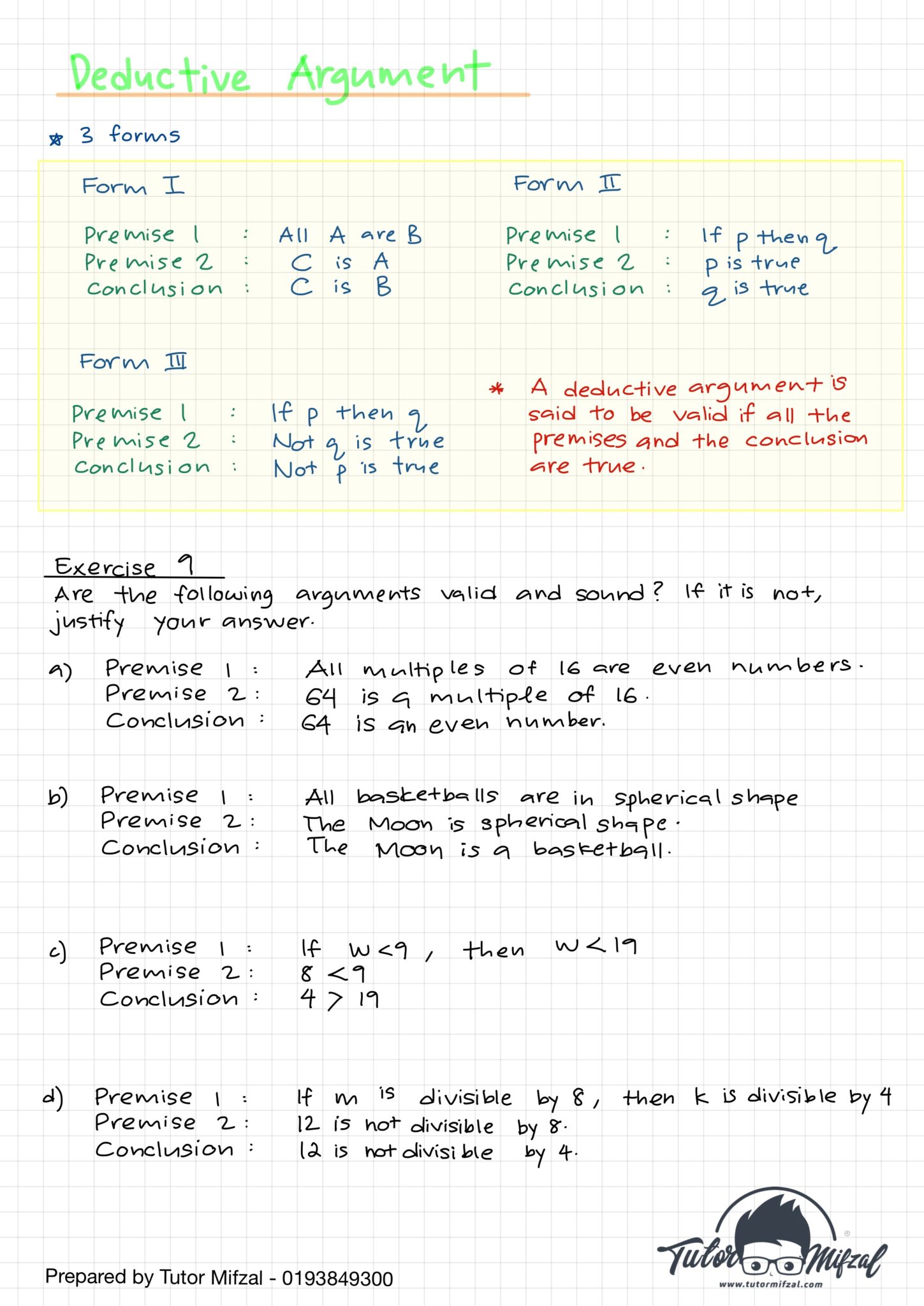 Form 4 Mathematics Module - Afterkelas