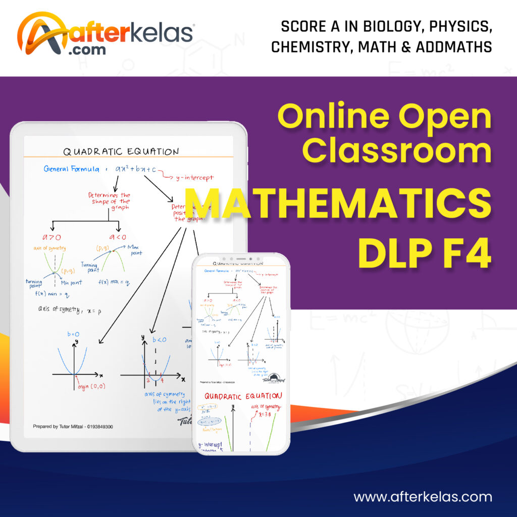 Open Class - Mathematics (DLP) F4 (English) - Afterkelas
