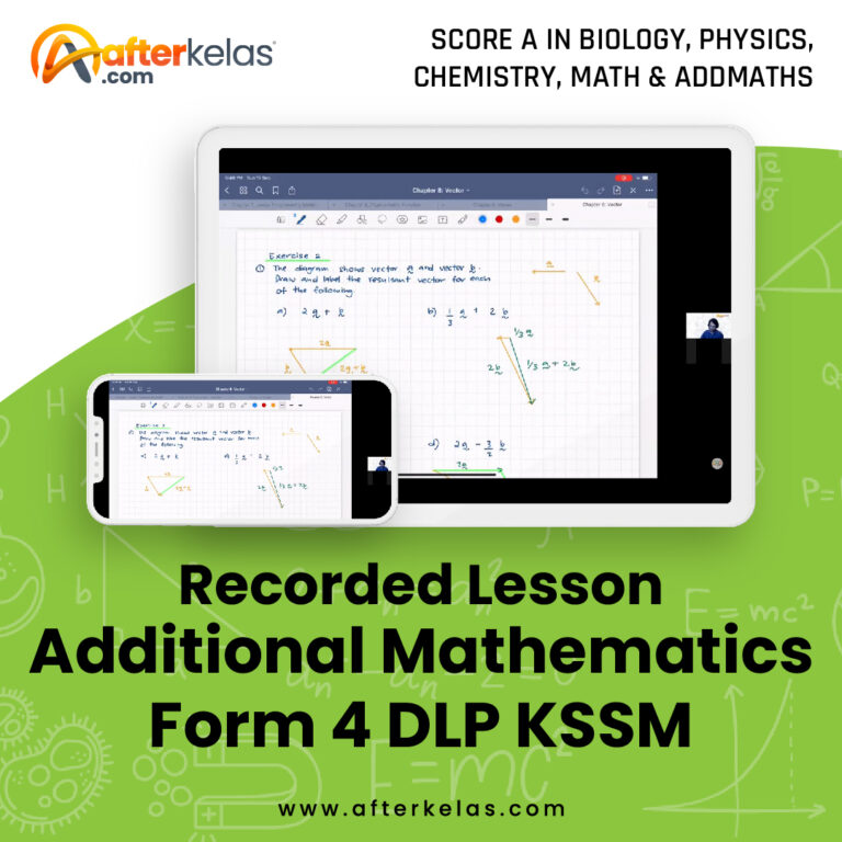 Recorded Lesson - Additional Mathematics Form 4 DLP KSSM - Afterkelas
