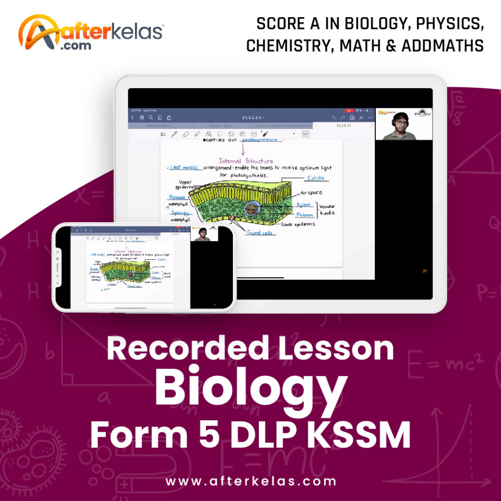 Recorded Lesson - Biology Form 5 DLP KSSM - Afterkelas