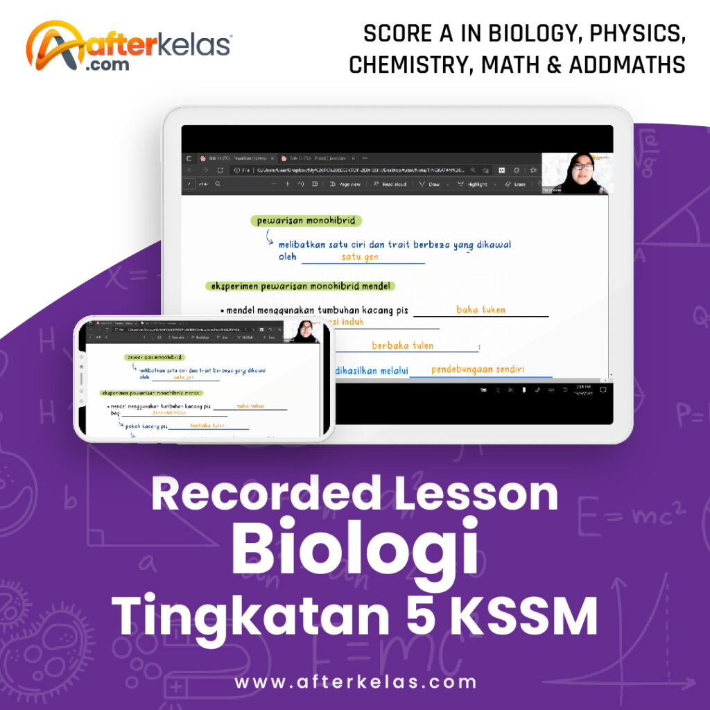 Recorded Lesson - Biologi Tingkatan 5 KSSM - Afterkelas