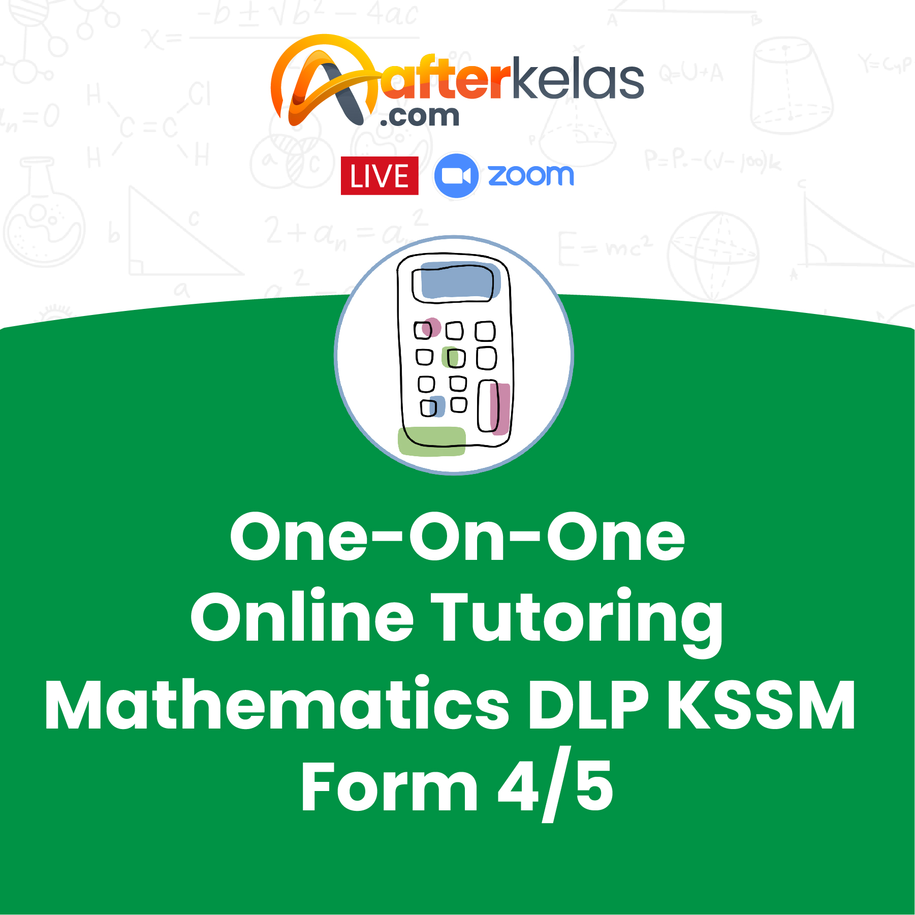 One on One Online Tutoring Mathematics F5 DLP KSSM Tutor Alif X